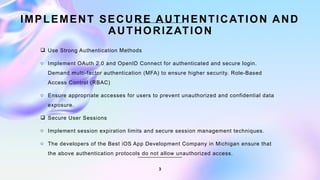 How to Ensure App Security in iOS Development | PPT