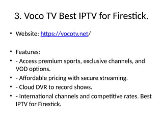 Best iptv for firestick USA for 2025: Comprehensive Guide with Reviews ...