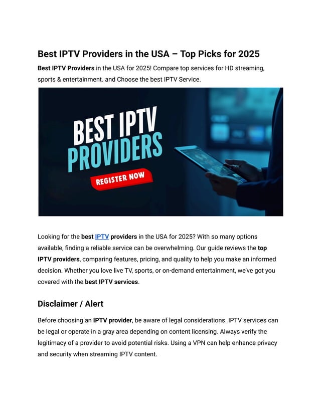 Best IPTV Providers in the USA – Top Picks for 2025.pdf
