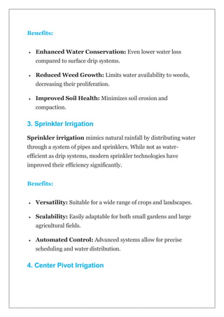 Best Irrigation Methods for Efficient Irrigation Installation in Saudi ...