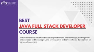 Best Java Full Stack Developer Course.pptx