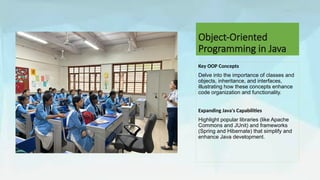 The best java Programming training institute | PPTX | Programming Languages | Computing