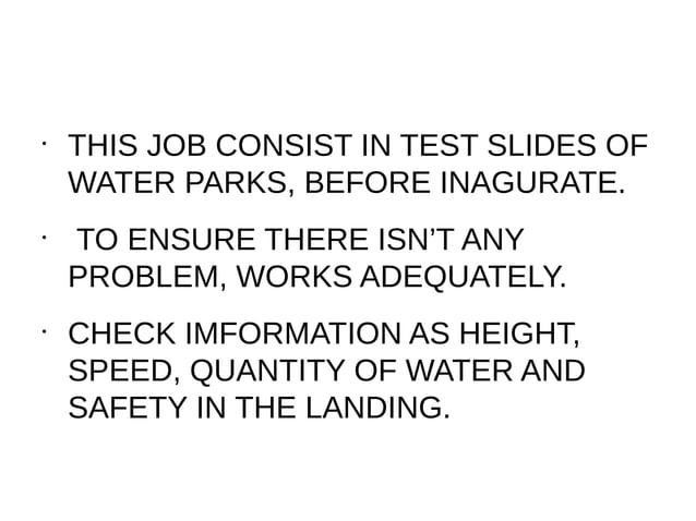 Best job: Slide tester | PDF