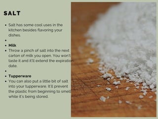 The Best Kept Cooking Secrets That Will Make Your Life Easier | PPT