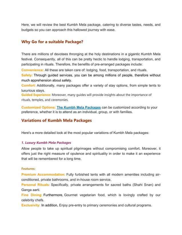 Best Kumbh Mela package tailored for you.pdf