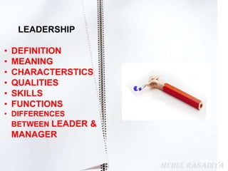 Best leadership | PPTX