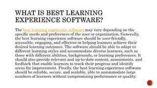 Best Learning Experience Software.pptx
