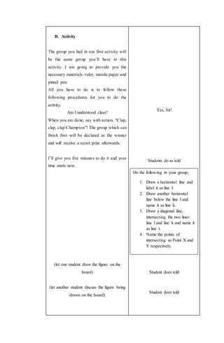 Pairs of Angles Formed by two Parallel Lines Cut by a Transversal-Best ...