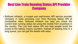Best Live Train Running Status API Provider Company.pptx