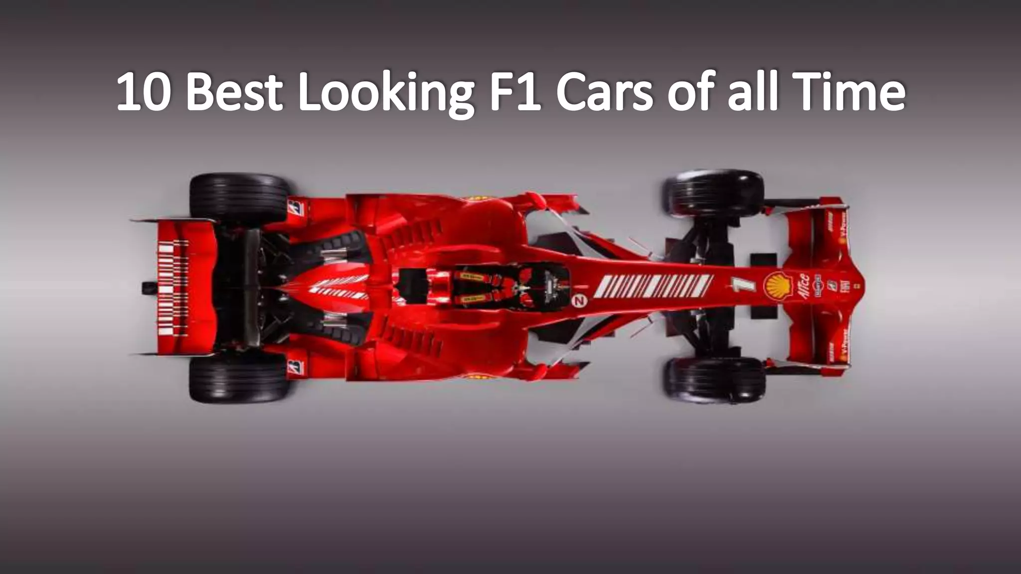 Top 10 Coolest F1 Cars Ever | jay corson superior | PPTX