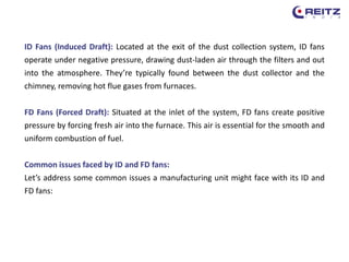 BEST MAINTENANCE PRACTICES FOR ID AND FD FANS | PPTX