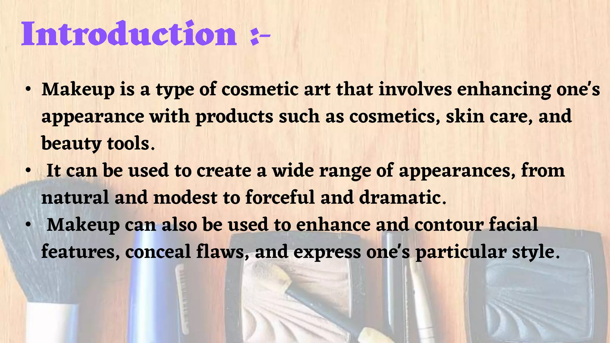 Best Makeup Artist Pptx Skin Care Beauty