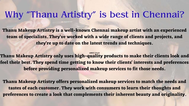 Best Makeup Artist Pptx Skin Care Beauty