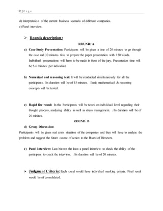 Best manager competition | DOCX