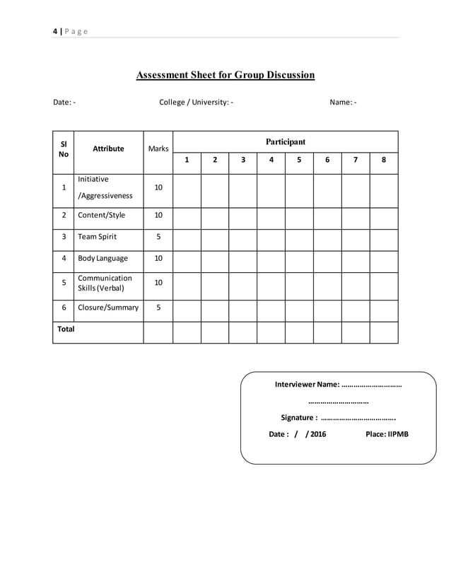 Best manager competition | DOCX