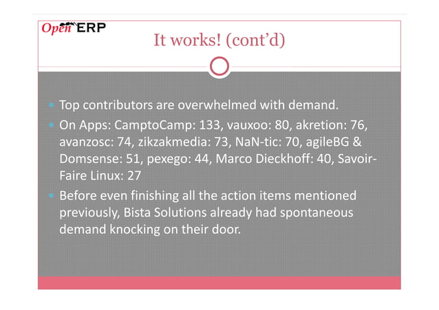 OpenERP - Best marketing ideas for partners | PPT