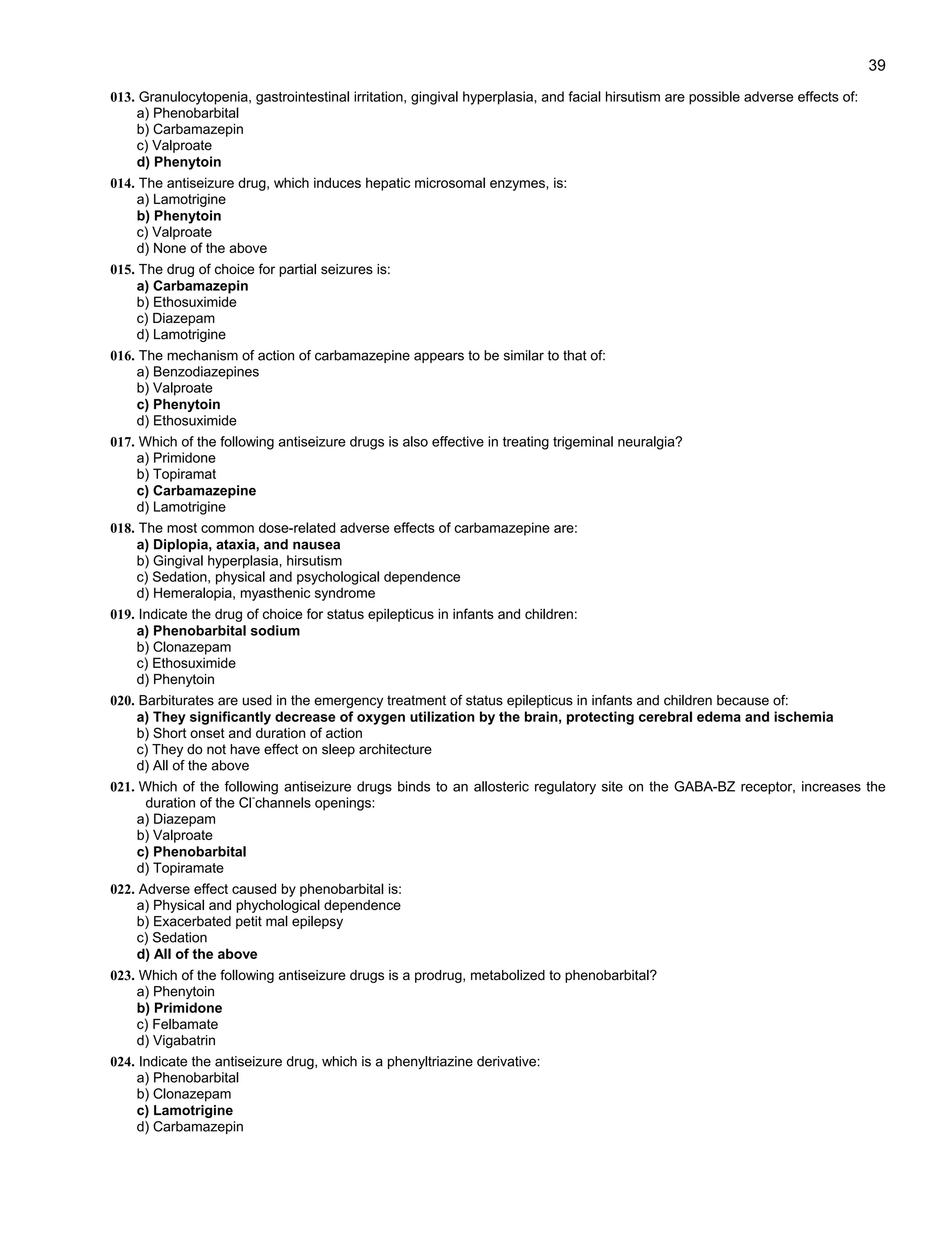 Best mcq pharmacology | PDF