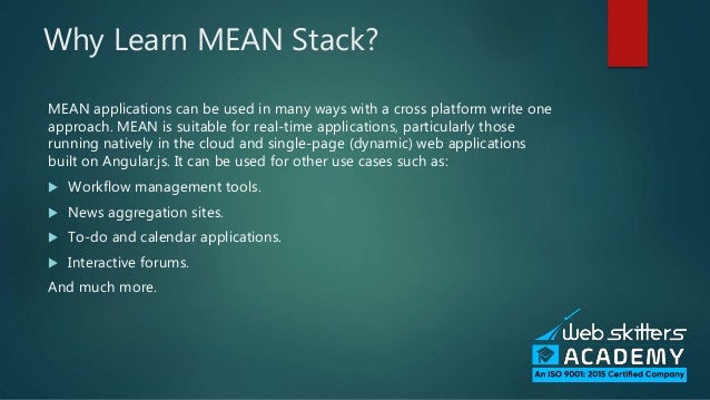Best mean stack course | PPTX