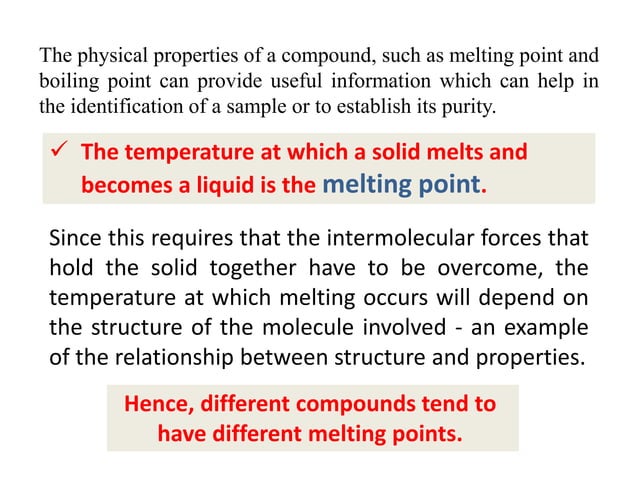 Melting point determination Analytical Chemistrypdf | PDF