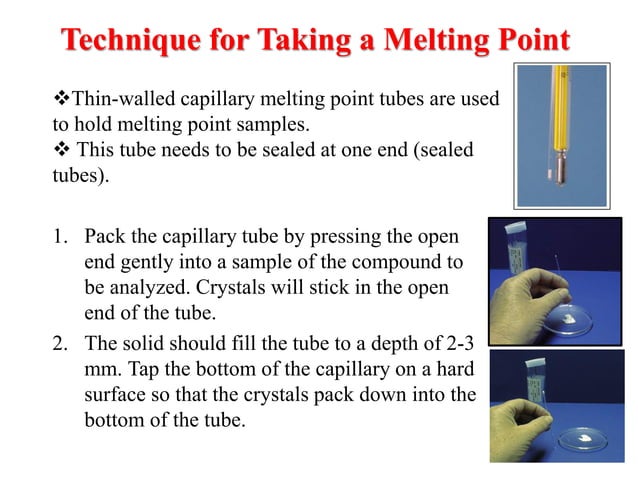 Melting point determination Analytical Chemistrypdf | PDF