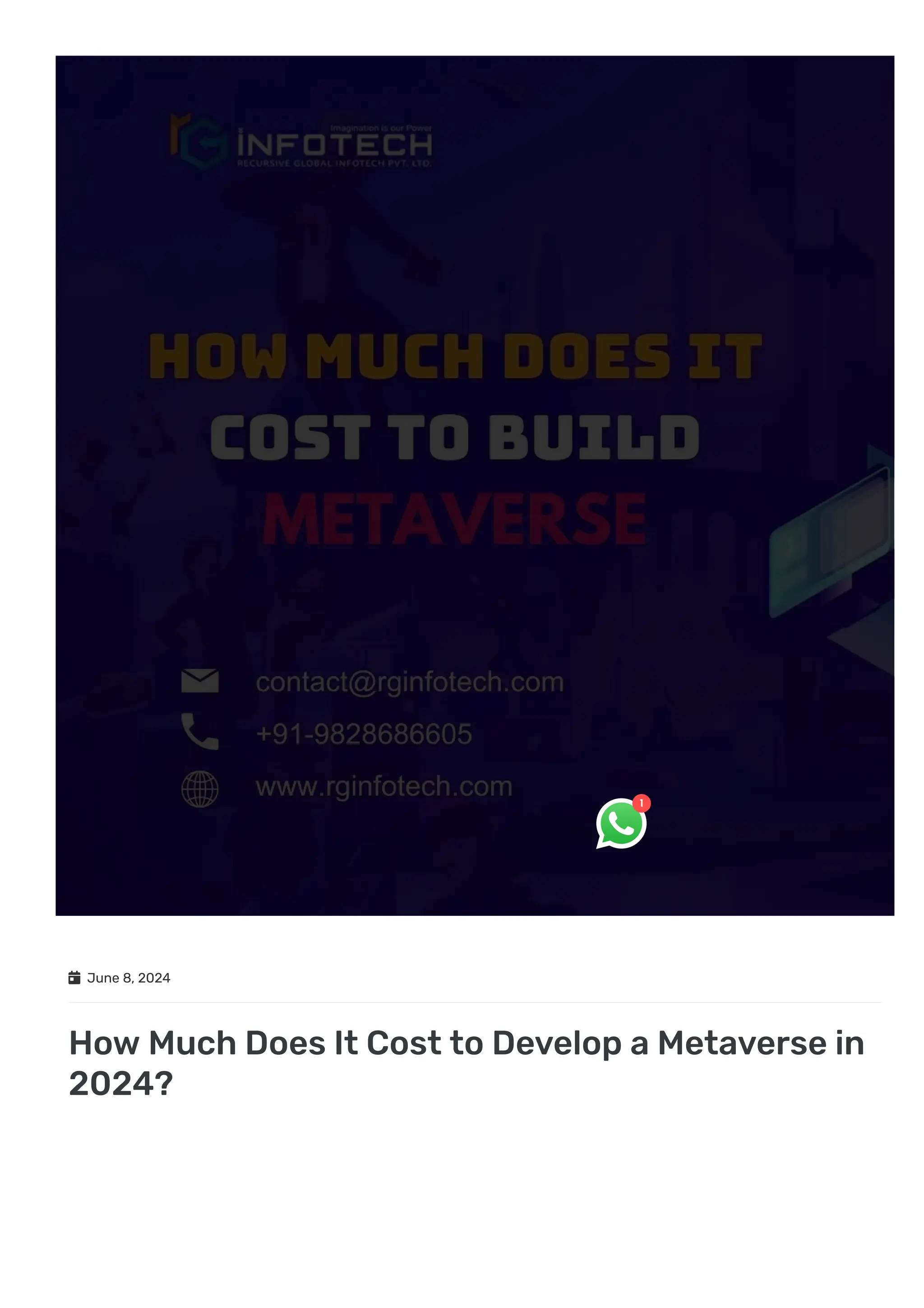 Best metaverse development cost In India.pdf