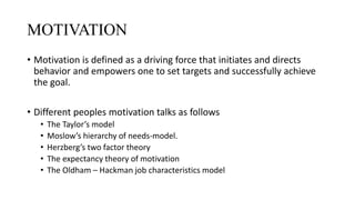 Best methods of staff selection and motivation | PPTX