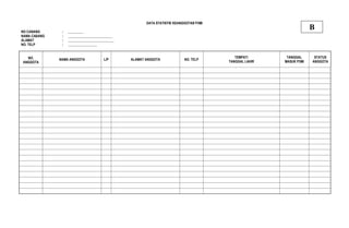 Model Data Statistik Keanggotaan | PPT