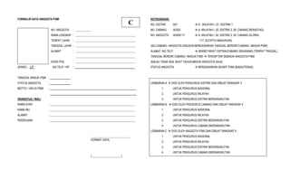 Model Data Statistik Keanggotaan | PPT