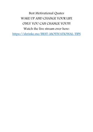 Best motivational quates