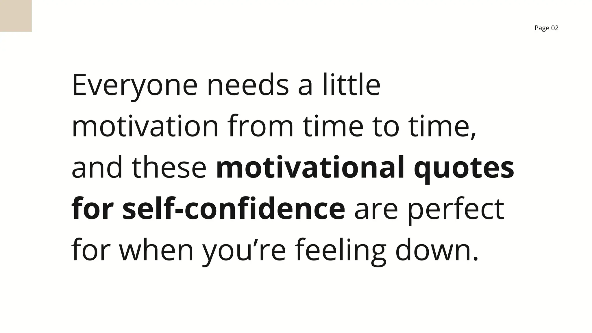 Best Motivational Quotes For Self Confidence | PDF