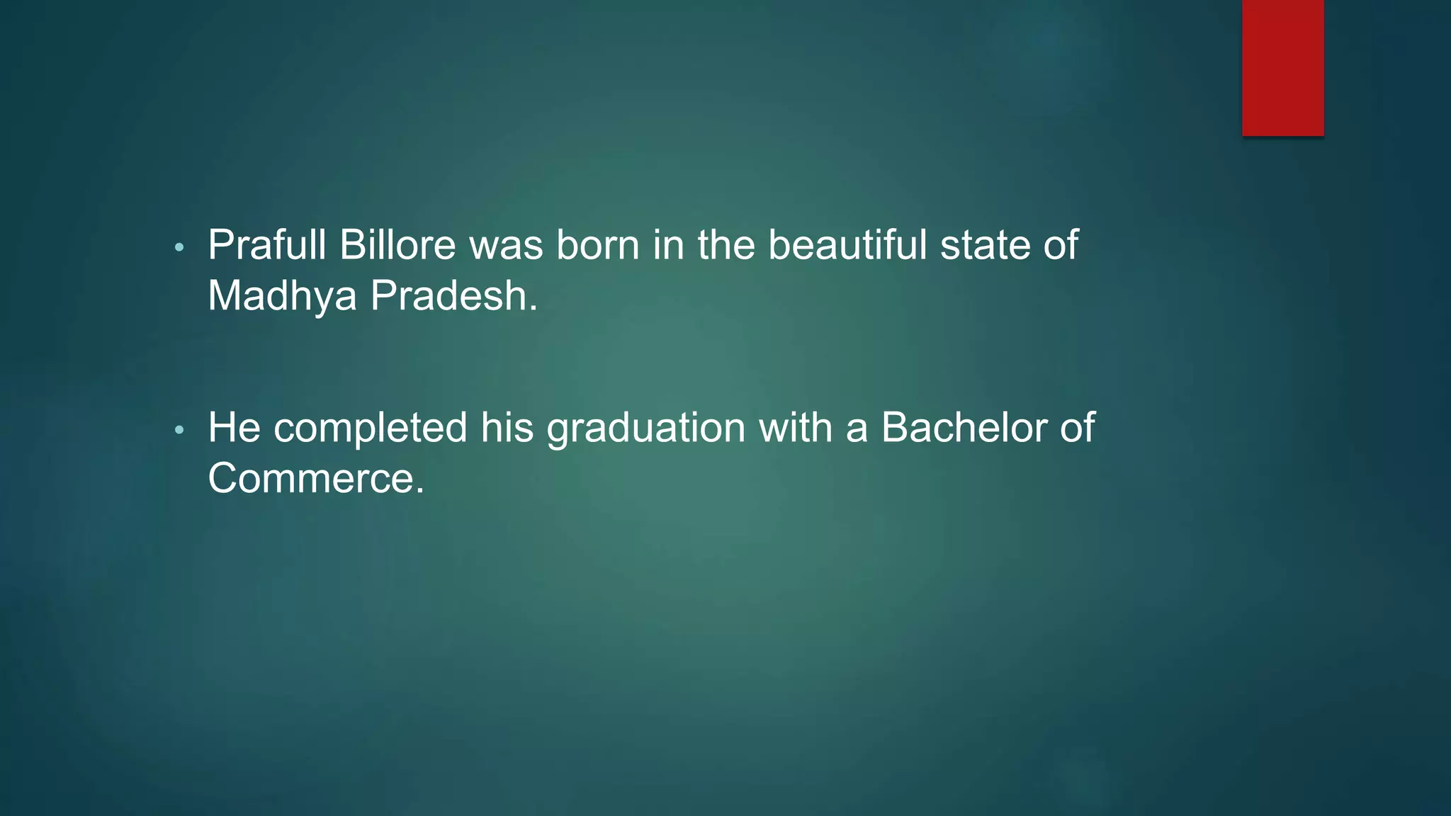 Best Motivational Story Of Prafull Billore | PPT