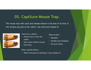 Best mouse traps | PDF