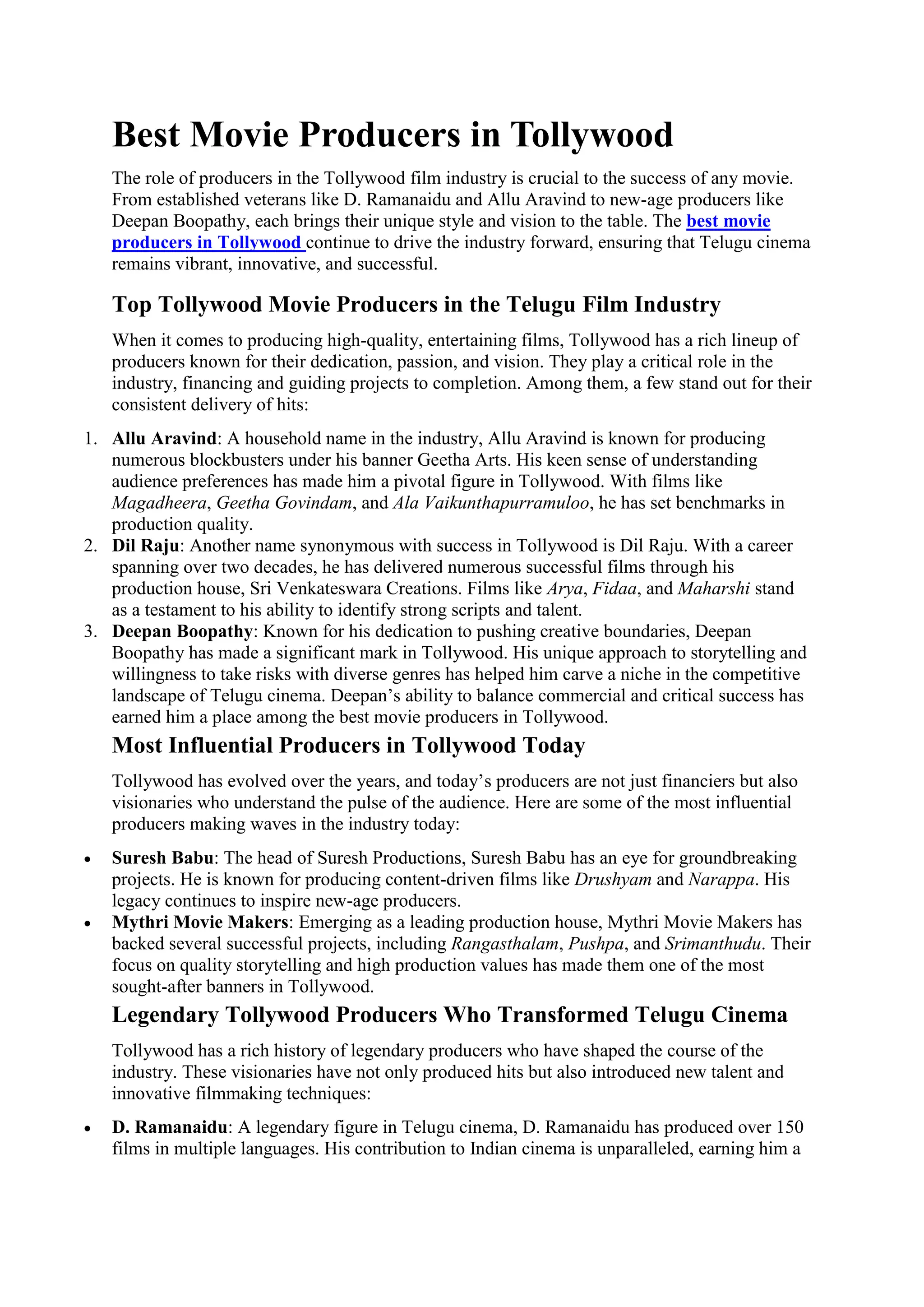 Best Movie Producers in Tollywood..pdf.pdf