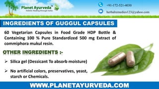 Best Natural Remedy for Inflammation and Obesity - Guggul Capsules | PPTX