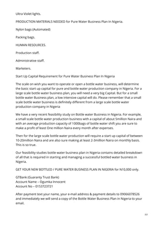 Bestnigeriabusinessplan.com.ng bottle water business plan in nigeria ...