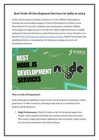 Best Node JS Development Services in India in 2024.docx