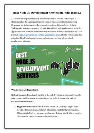 Best Node JS Development Services in India in 2024.pdf