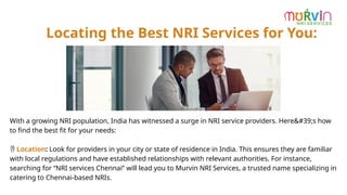 Best NRI Services in India Ensuring a Smooth Life Abroad.pptx