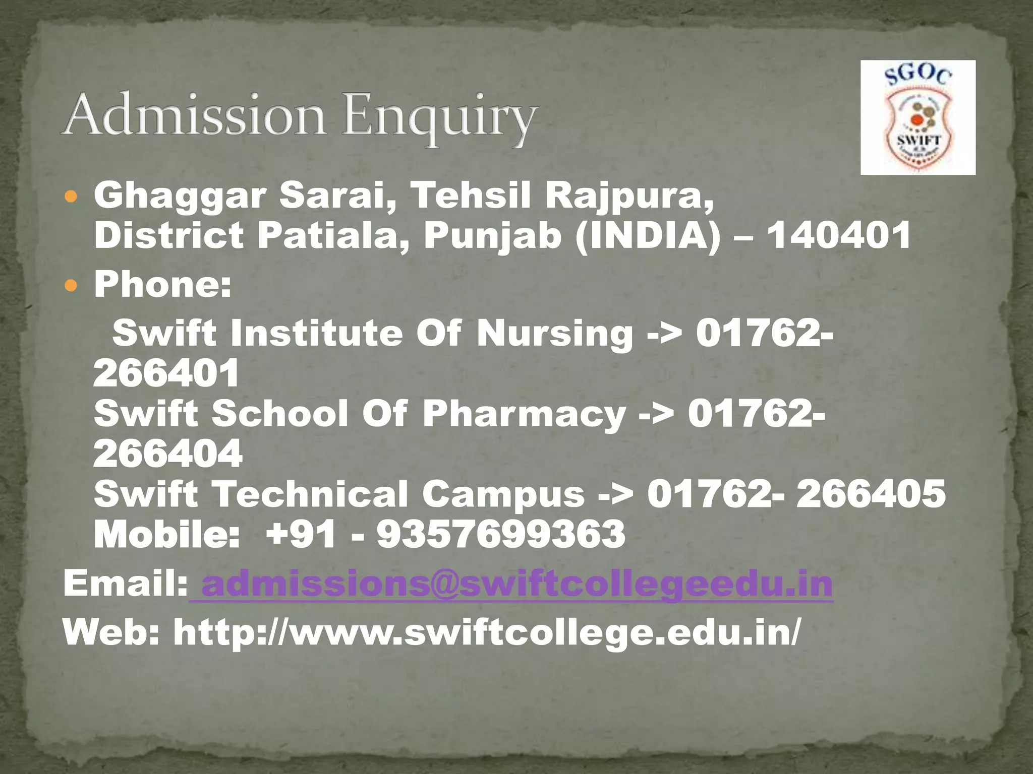 Best nursing college in india | PPTX