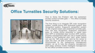 Best office turnstiles - Mairsturnstile.com
