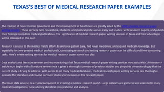 _Best of Medical Research Paper Examples in Texas.pptx
