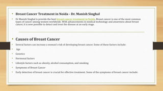 Best Oncologist in Noida - Dr Manish Singhal.pptx