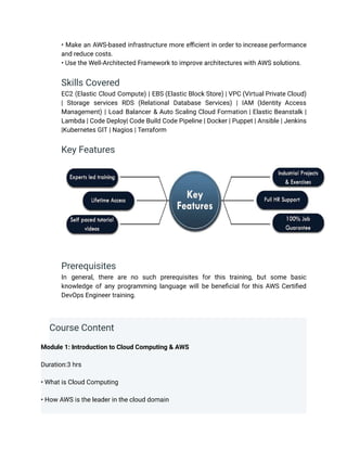 BEST ONLINE AWS DEVOPS TRAINING INSTITUTE IN DELHI (NOIDA)..pdf