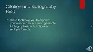 : Papers Now | Best Online Citation and Bibliography Tools Available | PPT
