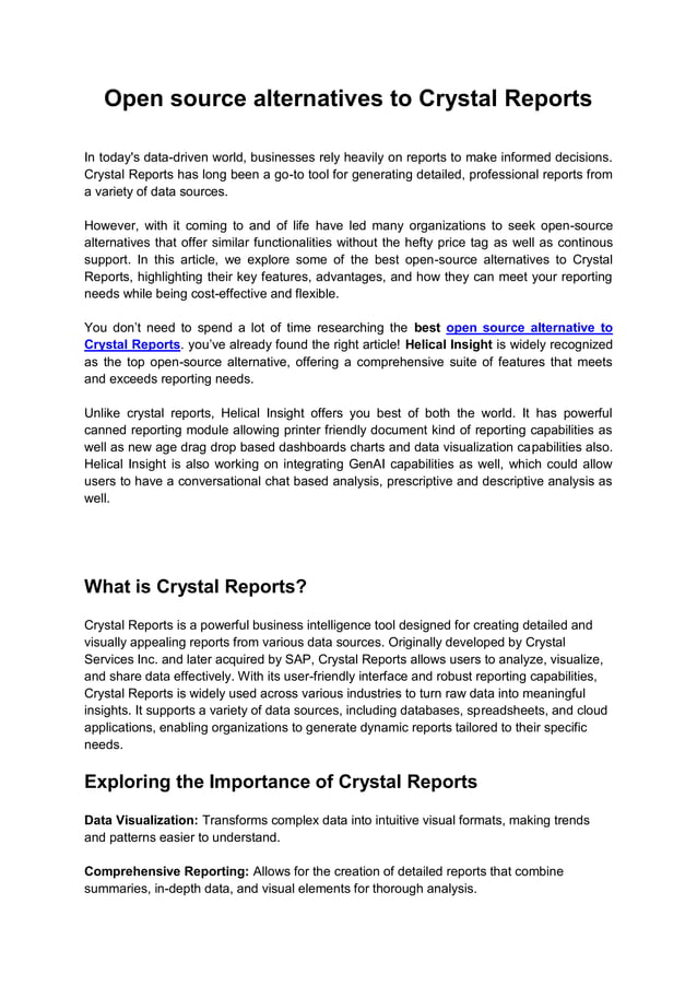Best open source alternatives to Crystal Reports - Helical Insight.pdf