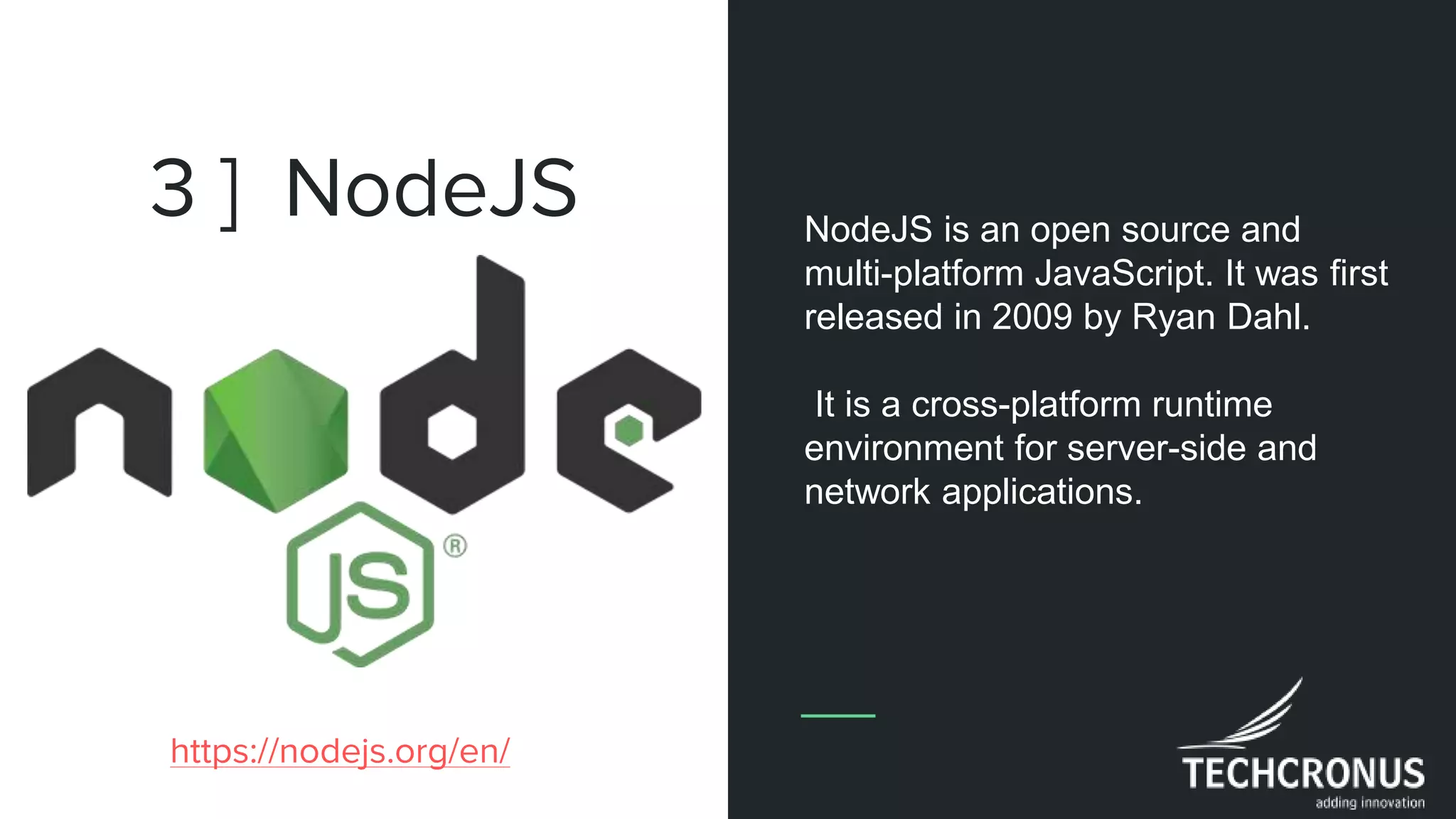 Top 10 open source technologies for enterprise/Business web application ...