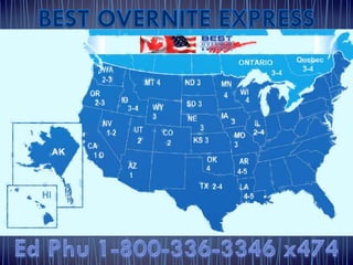 Best Overnite Express, Service Map | PDF