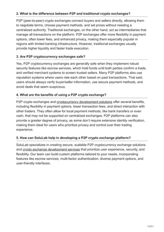 Best P2P Crypto Exchanges for 2025.pdf overview | PDF