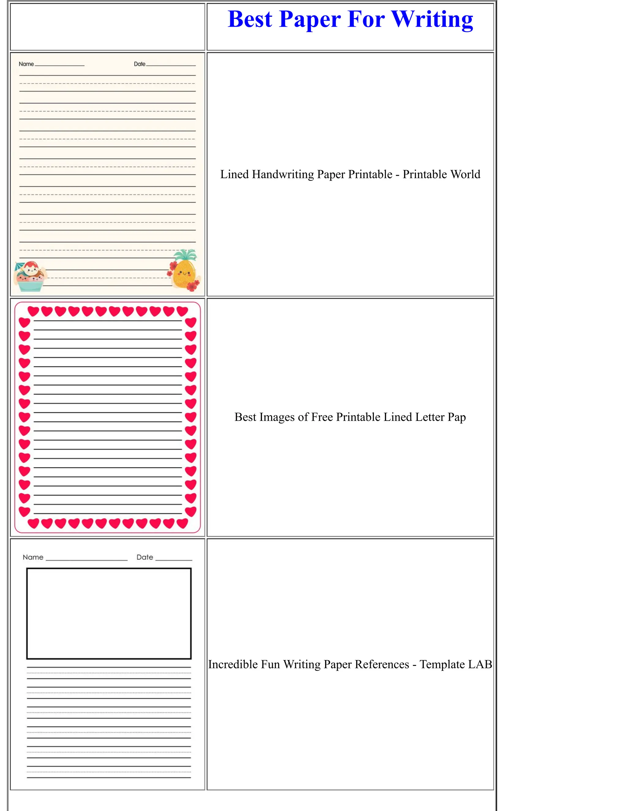 Best Paper For Writing | PDF