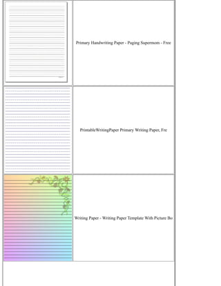 Best Paper For Writing | PDF